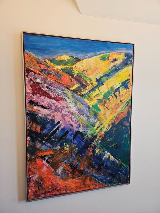 Farbenfrohes Gemälde (Gebraucht) in Zug für CHF 199 – nur Abholung auf Ricardo kaufen