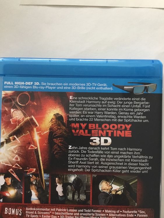 My Bloody Valentine Uncut Blu Ray 3D + 2D (Gebraucht) in Blauen für CHF ...