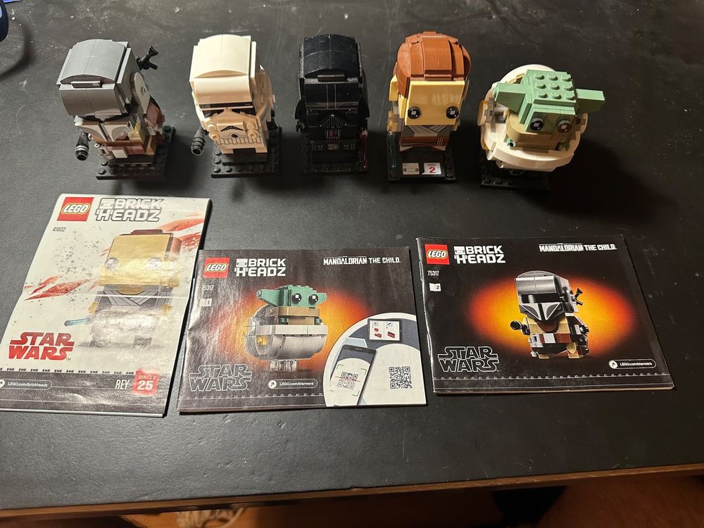 Lego Star Wars 5 verschiedene Brickheadz (Gebraucht) in Zürich für CHF ...