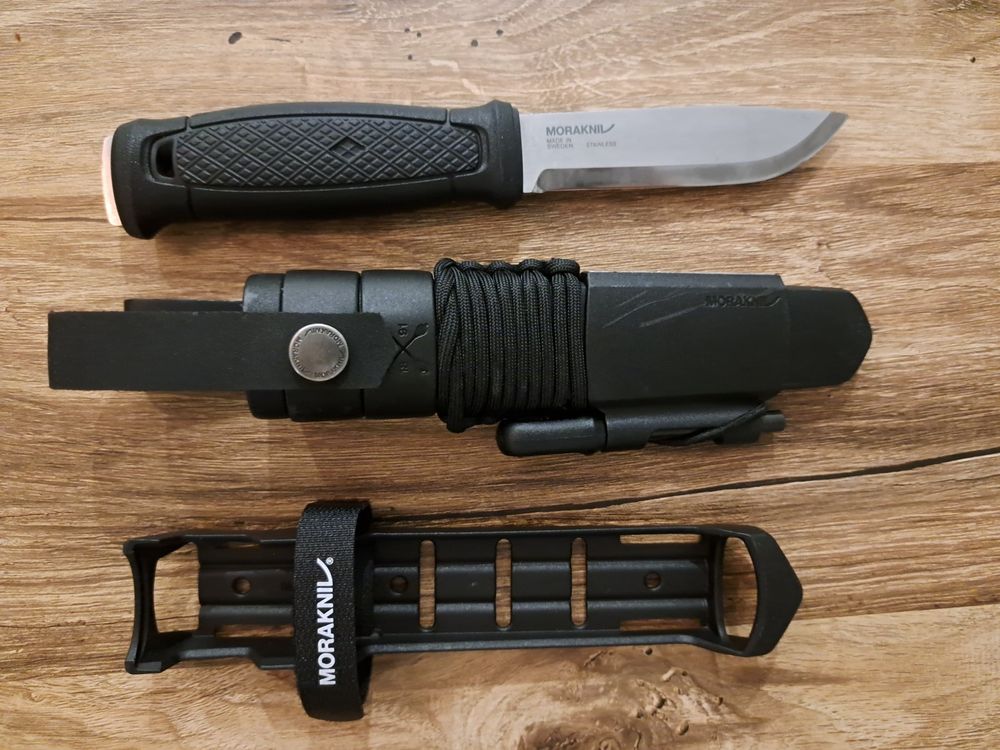 Morakniv Garberg mit Multimount- und Lederscheide - Messer (Gebraucht ...