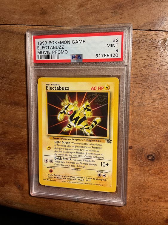 Electabuzz, Promo 1st Movie Pokémon (1999), PSA 9 Mint (Gebraucht) in ...