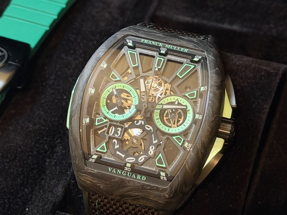 Frank Muller Vangard Krypton Racing Skeleton Grande Date (Gebraucht) in ...