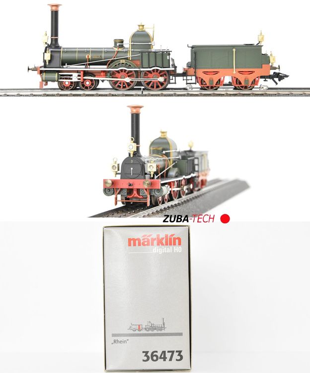 Märklin 36473 Dampflok "Rhein" SNB H0 WS Analog mit OVP (Neu (gemäss ...