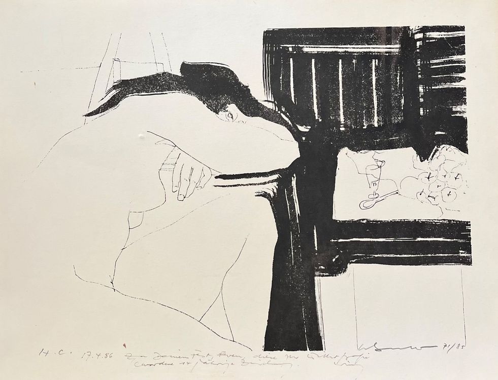 KÜNSTLER ? UNLESERLICH SIGNIERT LITHOGRAPHIE KÜNSTLERPROBE (Gebraucht) in Gersau für CHF 39 ...