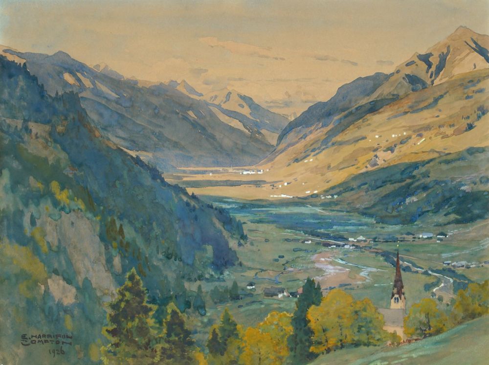 Edward Harrison Compton (1881-1960): Blick ins Inntal (Gebraucht) in ...