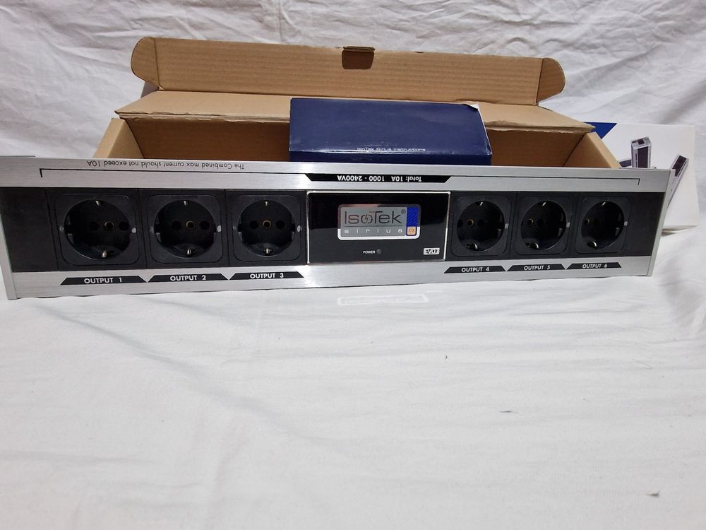 Netzfilter, Stromleiste Isotek EVO3 Sirius Schuko (Gebraucht) in Gunzgen für CHF 299 – mit ...