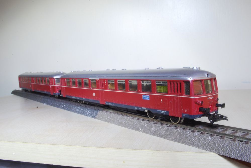Märklin 3076 DB BR 515 Akkutriebwagenzug AC analog revidiert (Gebraucht ...