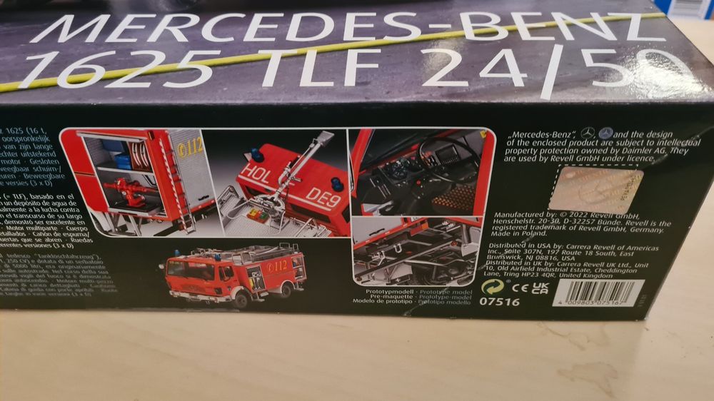 1:24 Mercedes-Benz 1625 TLF 24/50 - Revell 07516 (Neu und ...