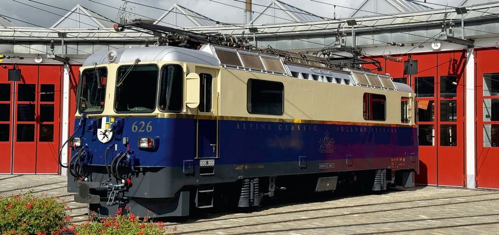 N- Kato- RhB "Alpine Classic Pullmann- Lok Ge 4/4 II-626 OVP (Neu (gemäss Beschreibung)) in ...