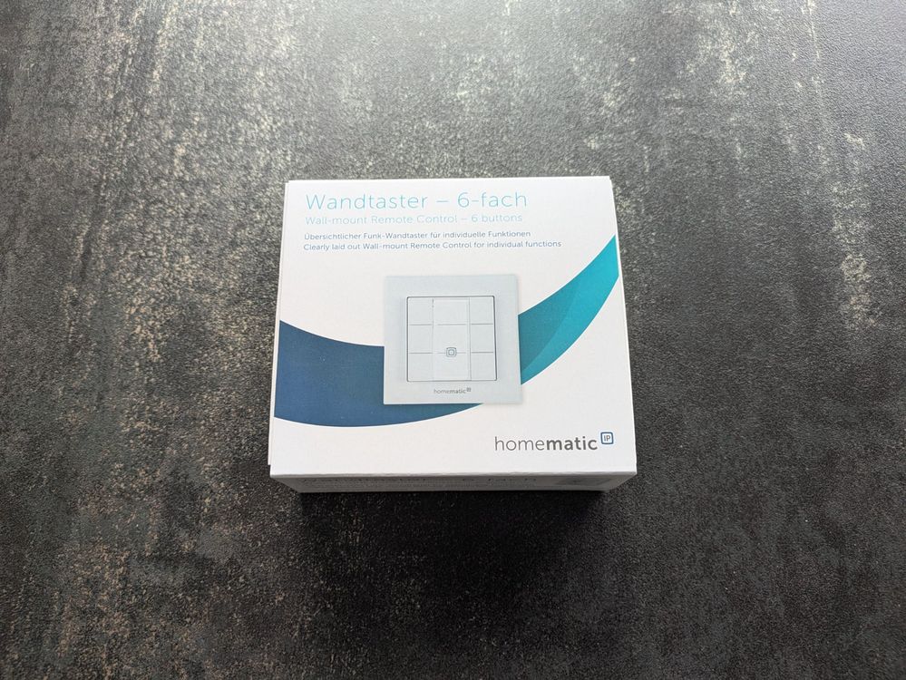 Homematic EQ-3 HmIP-WRC6 Wandtaster (Neu und originalverpackt) in ...