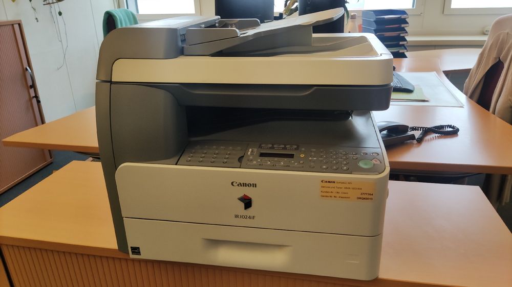 Canon Multifunktionsgerät Drucker Scanner Kopierer iR1024iF | Kaufen ...