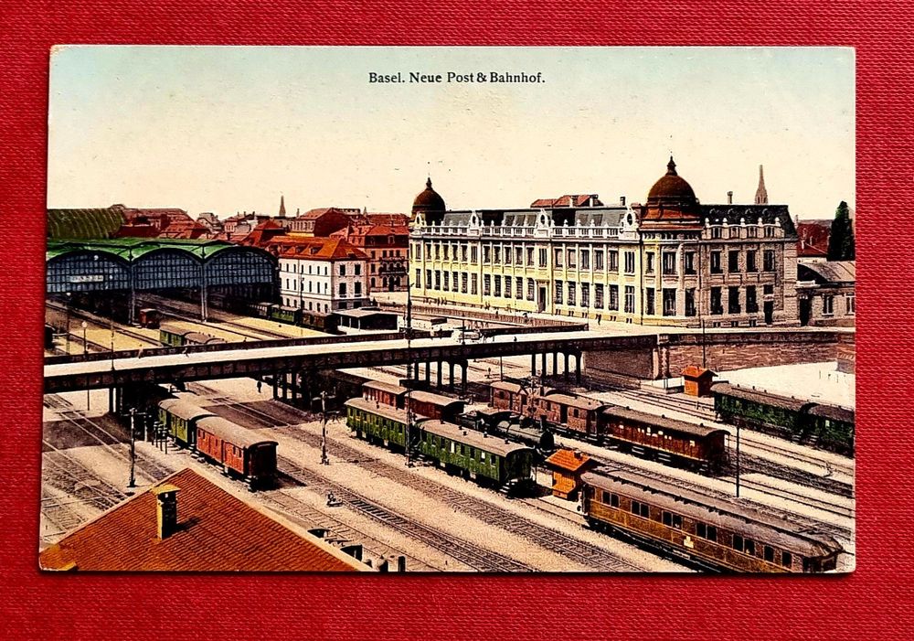 Basel - Post - Bahnhof - Eisenbahn - Dampflok (Gebraucht) in Rothrist für CHF 8.8 – mit ...