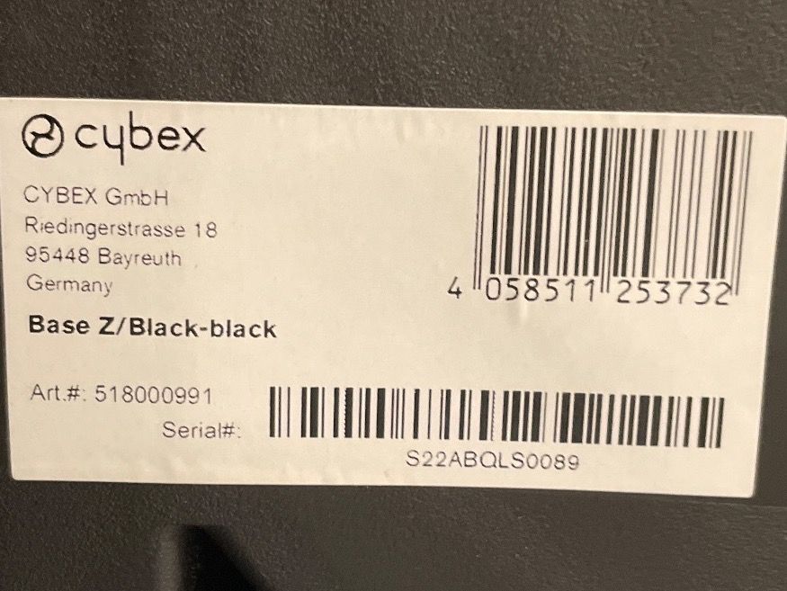 Cybex - Base Z Black-black (zweiter) | Kaufen auf Ricardo