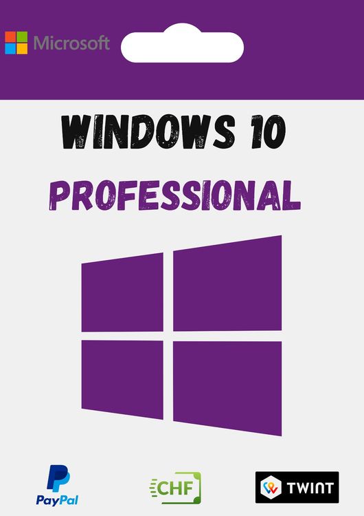 Microsoft Windows 10 Pro Multilingual (Gebraucht) in Aarau für CHF 4.5 – mit Lieferung auf ...