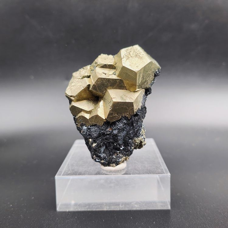 Neuheit!!! GOLDENER PYRIT auf HÄMATIT, 100% natürlich | Kaufen auf Ricardo