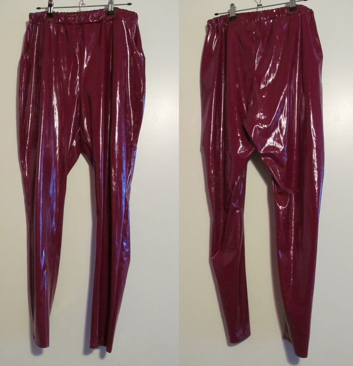 Weinrote Lackhose Leggings in Gr 44/46 (Gebraucht) in Münchenbuchsee ...
