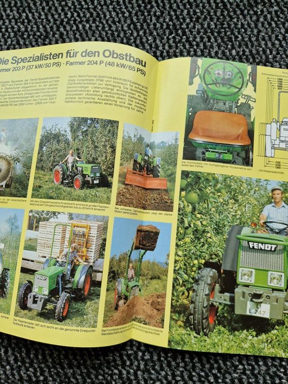 Original Prospekt Fendt Schmalspur Traktoren (Gebraucht) in Dürnten für CHF 30 – mit Lieferung ...