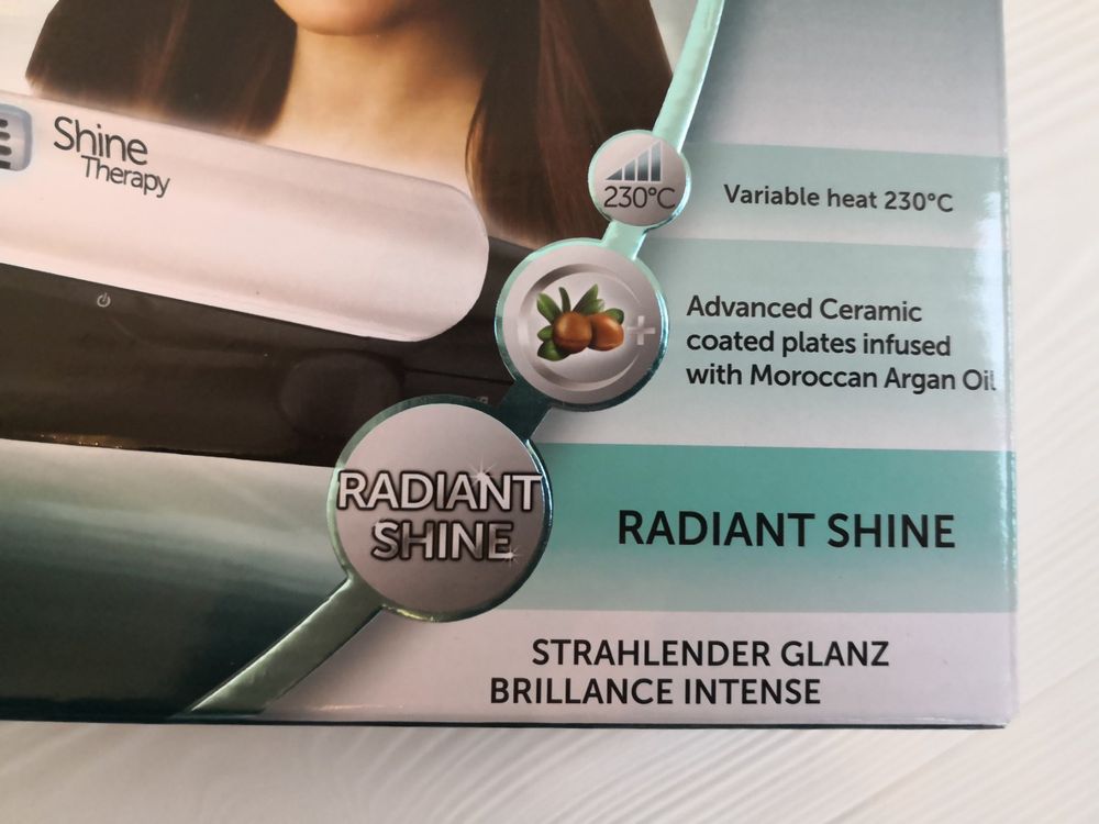 🤩3 STK: REMINGTON PROLUXE WAVER SHINE THERAPY FÖHN&GLÄTTER (Neu und ...