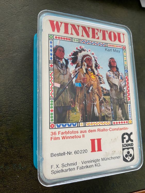 WINNETOU 2 vintage Quartett 1960er - FX Schmid wie Neu RAR (Gebraucht ...