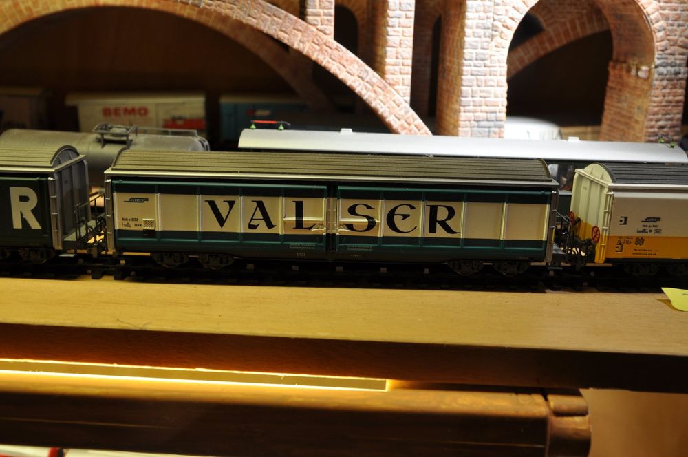 RhB -Bemo HOm -3 wagons marchandise à parois coulissantes | Acheter sur ...