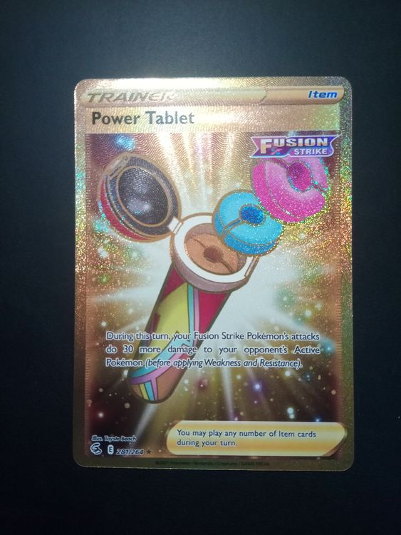 Pokemon Power Tablet Gold Karte ab 1.-!!! (Gebraucht) in Watt für CHF 1 ...