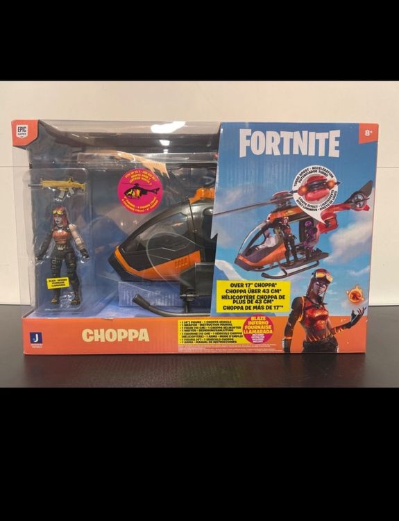 Fortnite Chopper Helikopter mit Blaze Figur, neuwertig! (Neu und ...