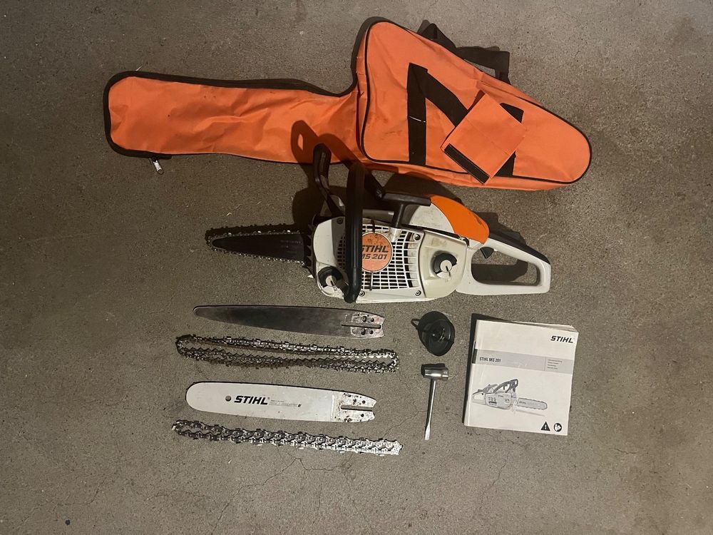 Stihl MS201 mit drei Schwerter | Kaufen auf Ricardo