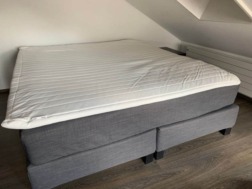 Boxspringbett Ikea Dunvik 180 x 200 cm inkl. Topper | Kaufen auf Ricardo