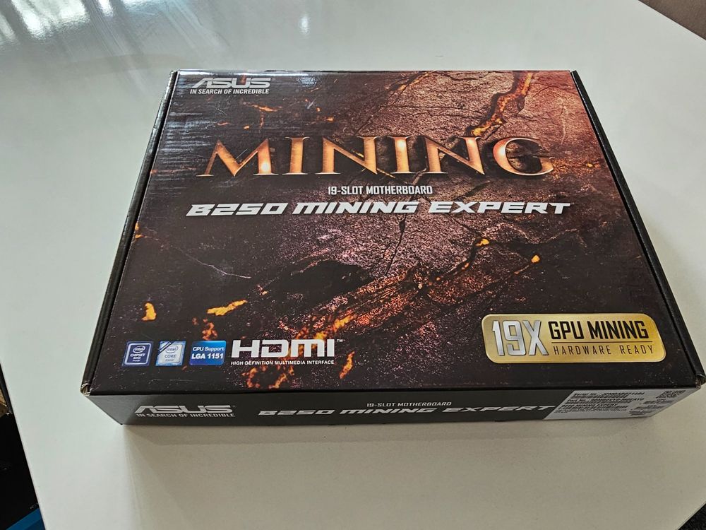 Asus B250 Mining Expert + CPU + DDR | Kaufen auf Ricardo