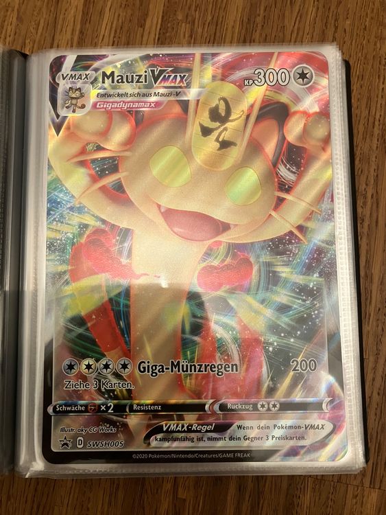 Pokemonkarte XL Mauzi VMAX (Gebraucht) in Ruggell für CHF 1 – mit ...