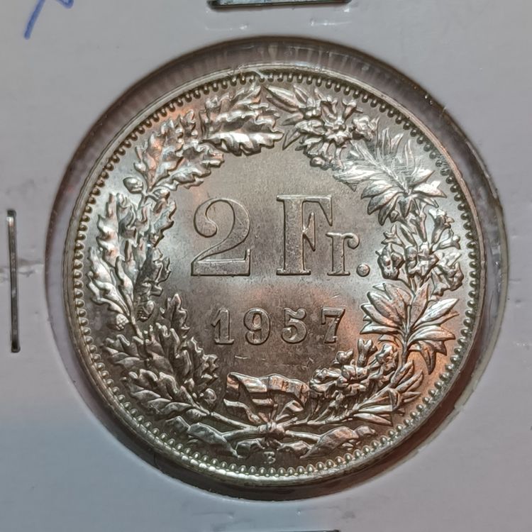 2 Franken 1957 stgl (Gebraucht) in Pfäffikon ZH für CHF 15 – mit Lieferung auf Ricardo kaufen