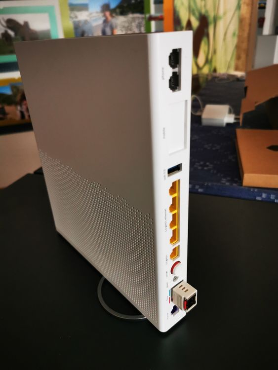 Swisscom Internet-Box-3, Router für Kupfer und Glasfaser OVP (Neu ...