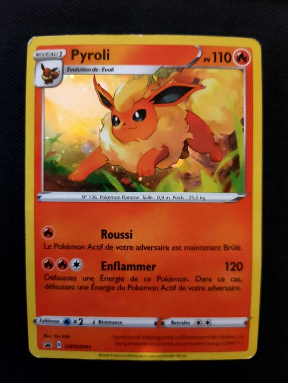 Carte Pokemon Pyroli Swsh 041 Promo Français Fr holo (Gebraucht) in ...