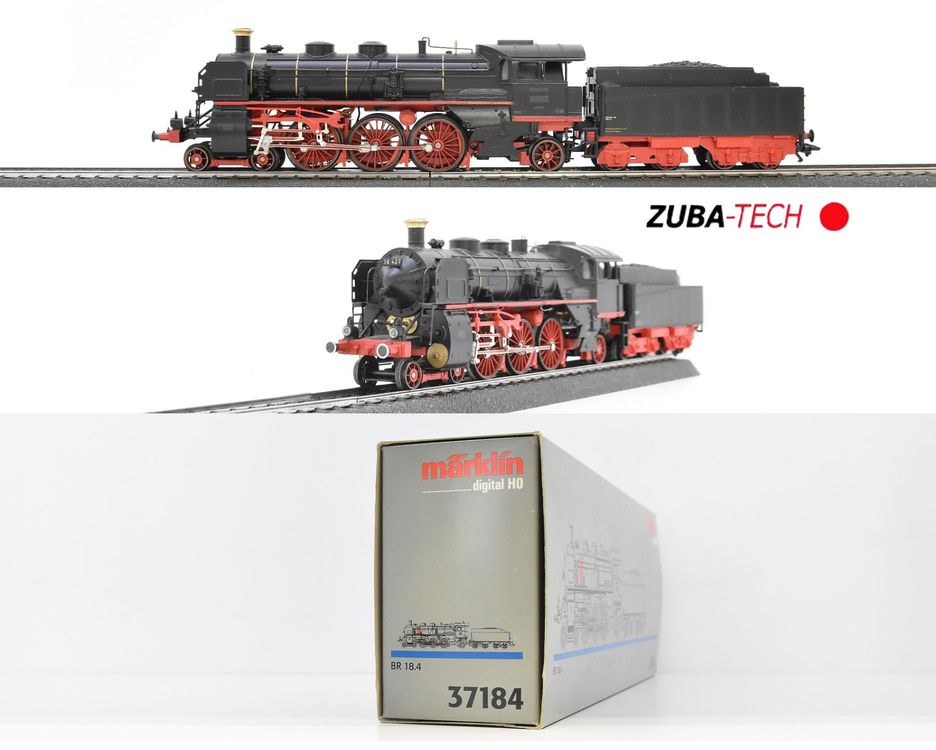 Märklin 37184 Dampflok BR 18.4 DR H0 WS Digital Sound mit OV | Acheter ...