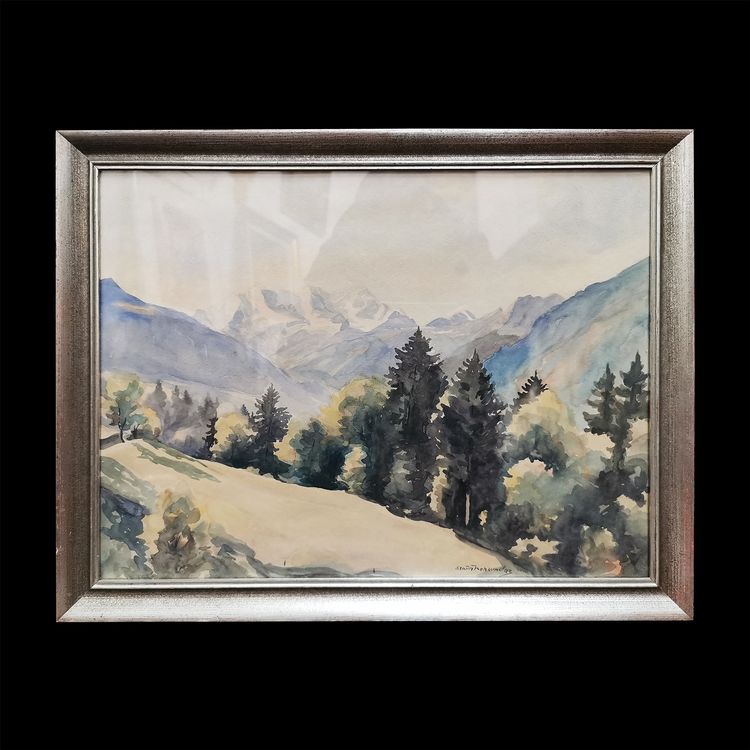 Aquarell Landschafts-Gemälde (Gebraucht) in Rieden AG für CHF 45 – nur Abholung auf Ricardo kaufen