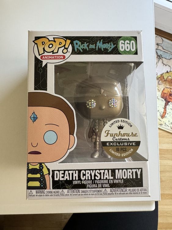 Funko pop Rick and Morty Death Crystal Morty Gold (Neu und ...