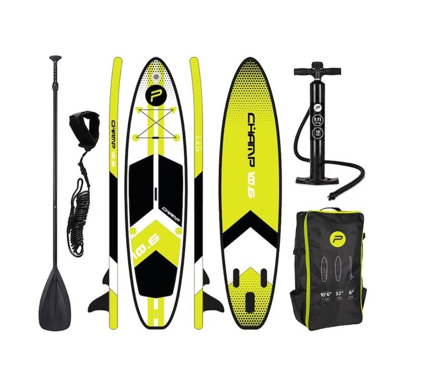 Stand Up Paddle Pure 4 Fun iSup Set 10'5" (Neu (gemäss Beschreibung ...