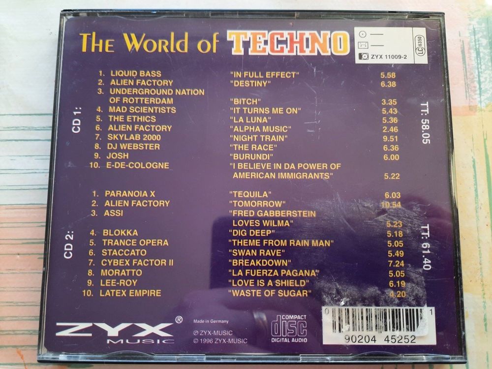 Cds The world of Techno ( double album ) (Gebraucht) in Pully für CHF 2 – mit Lieferung auf ...