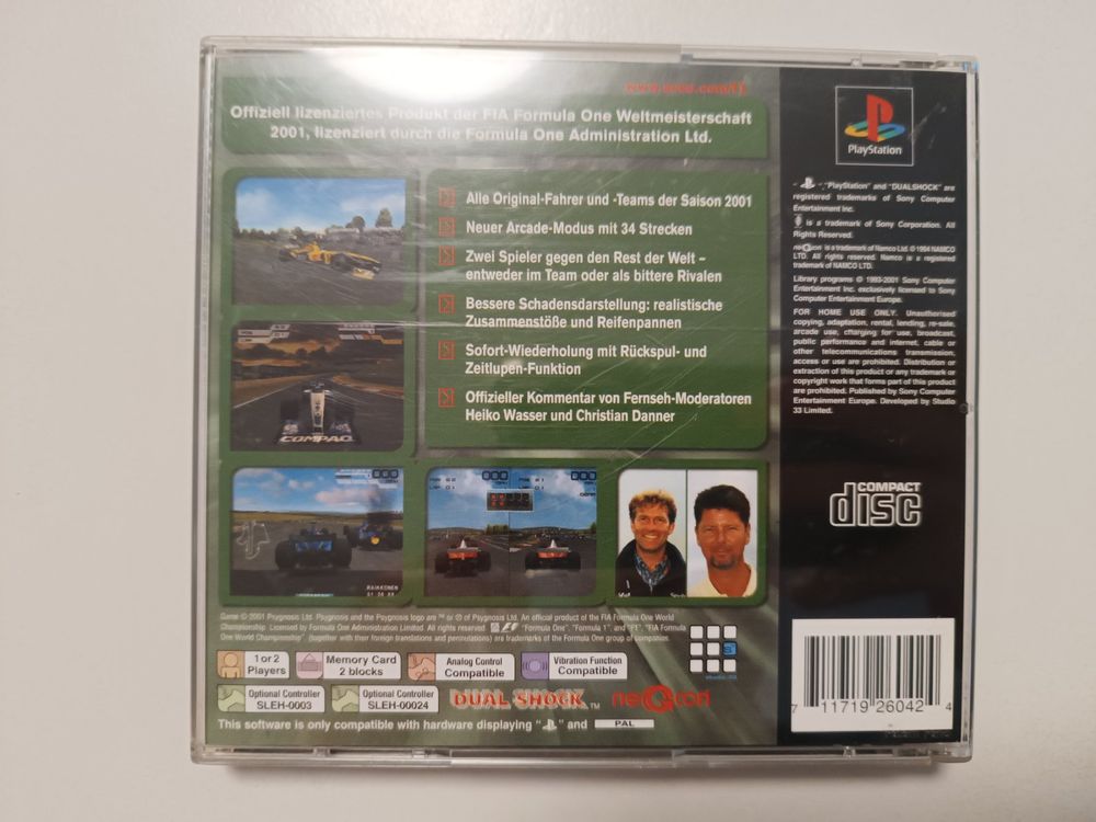 Formula One 2001 PS1 (Disc top) | Kaufen auf Ricardo