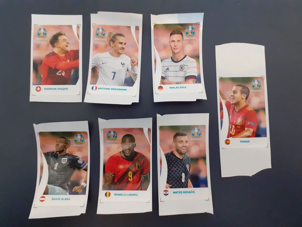 7x Coca Cola Sticker, Panini EURO 2020 (Gebraucht) in Aarburg für CHF 6 ...