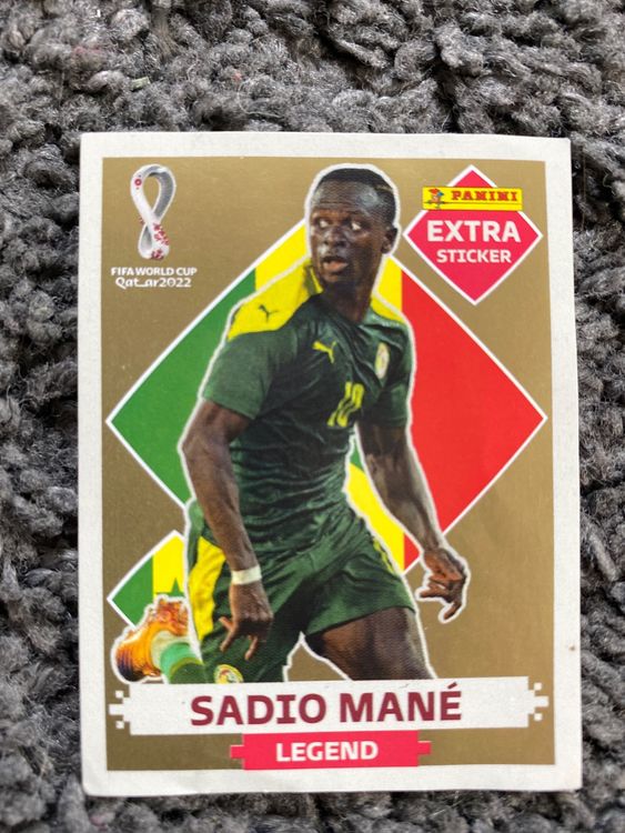PANINI - Extra Sticker - Sadio Mané GOLD | Kaufen auf Ricardo