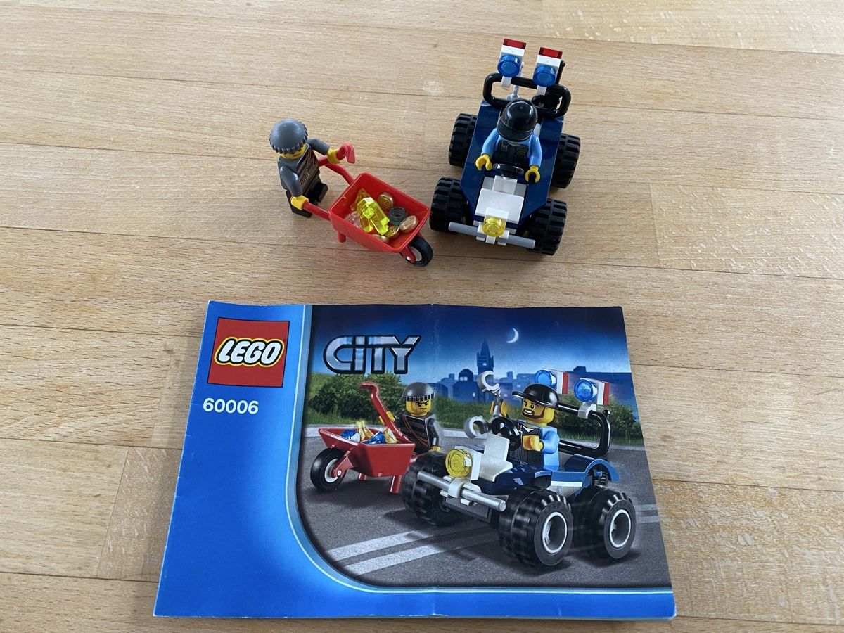 LEGO City 60006 Polizei Quad und Raub inkl. Anleitung (Gebraucht) in ...