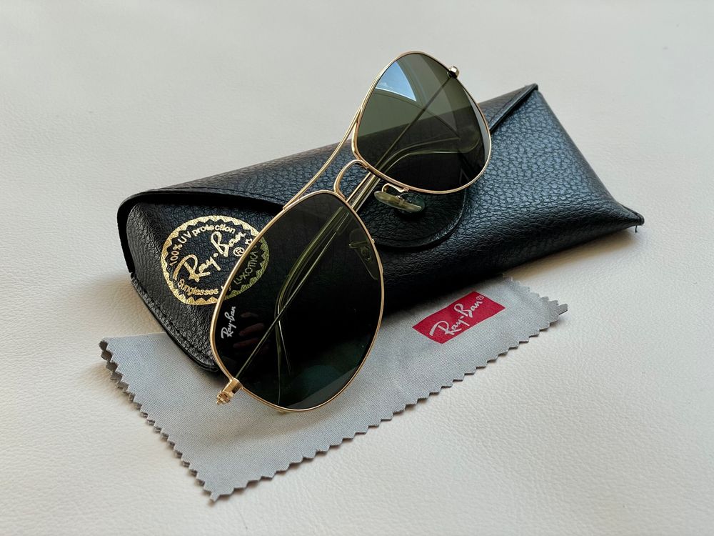 Ray-Ban Sonnenbrille Model Cockpit RB 3362 001 59-14 + Etui | Kaufen ...