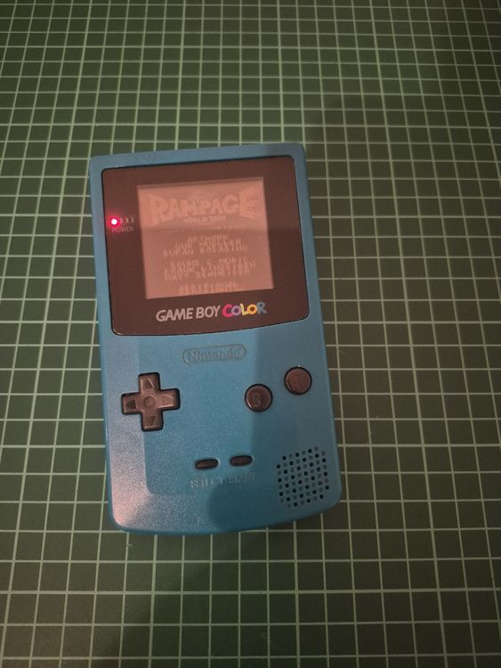GameBoy Color Teal + Rampage Game - Retro Gaming! (Gebraucht) in Meyrin ...