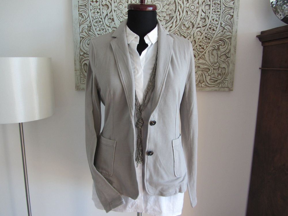 Marc O`Polo edel Jersey-Blazer taupe 40 (Neu (gemäss Beschreibung)) in ...