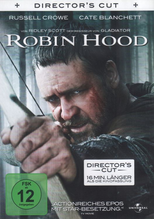 DVD: Robin Hood (mit Russell Crowe, Cate Blanchett) (Gebraucht) in ...