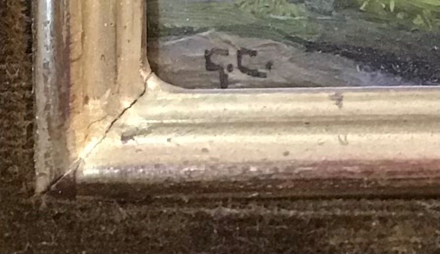 Antike Landschaft Gemälde Monogrammiert (Gebraucht) in Root für CHF 40 – mit Lieferung auf ...