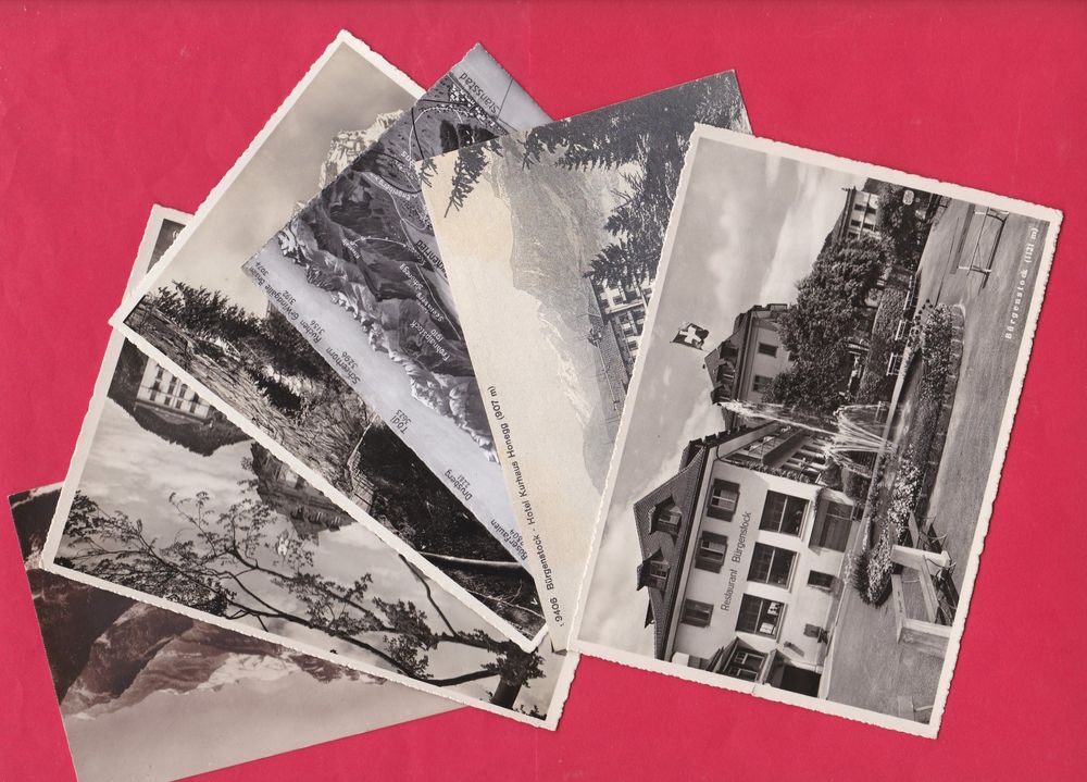 6 Ansichtskarten Bürgenstock (Gebraucht) in Oberhelfenschwil für CHF 4 – mit Lieferung auf ...