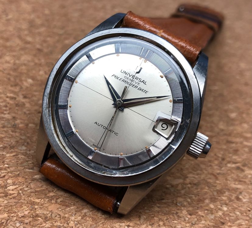 Universal Genève Polerouter Date Automatic Acier/Stahl (Gebraucht) in ...