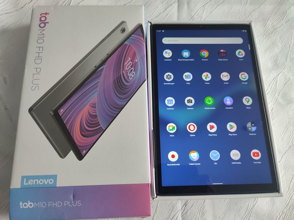 wie neu Lenovo Tab M10 FHD Plus 32 GB Android 10 (Gebraucht) in ...